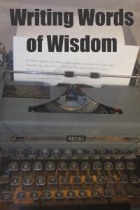 Writing Words of Wisdom | Donna Janke